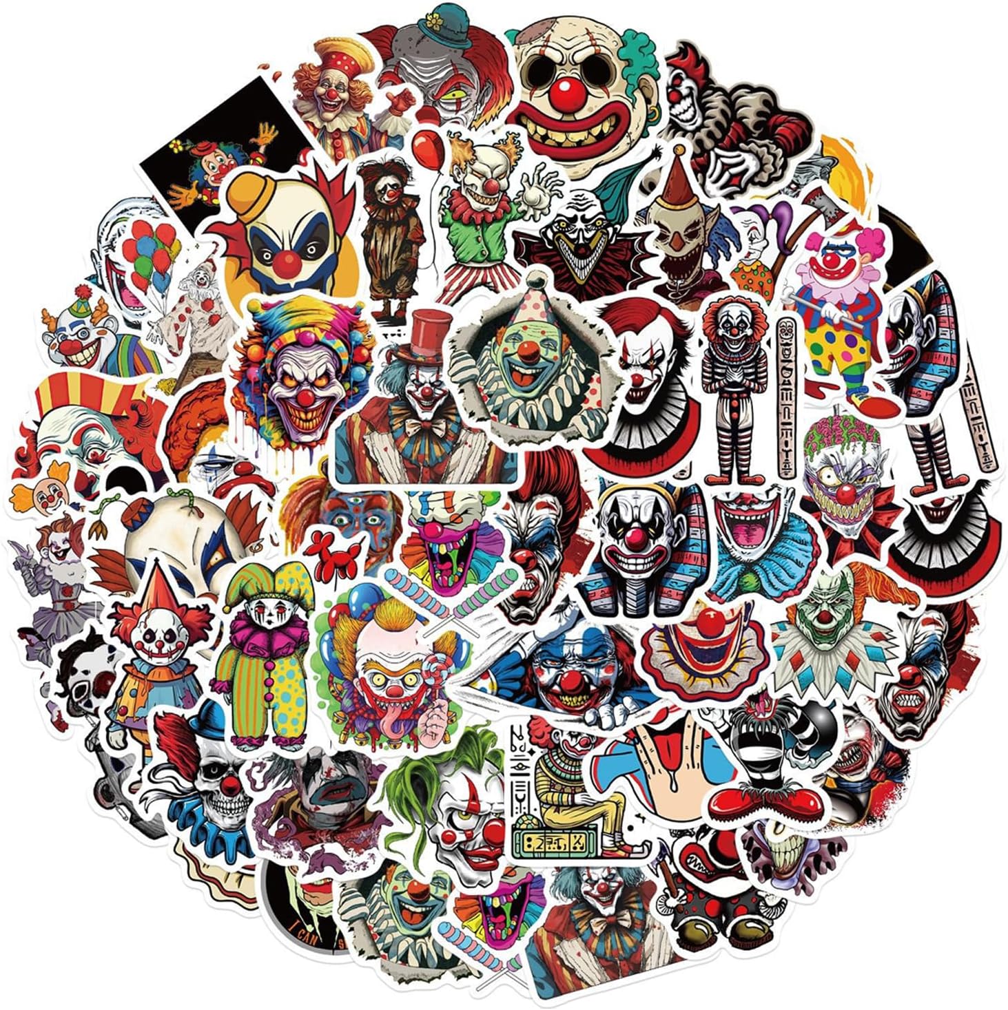 Amazon.com - Clown - Really Old Faded Clown Decal Sticker Sticker Decal ...