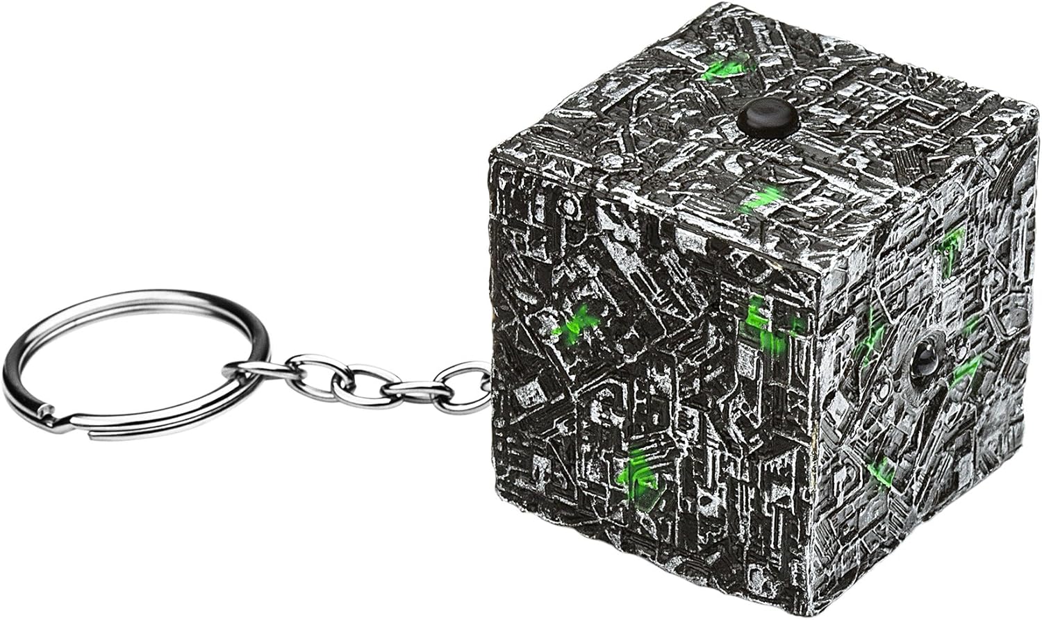 Amazon.com: Star Trek Borg Cube Flashlight Keychain : Clothing, Shoes ...