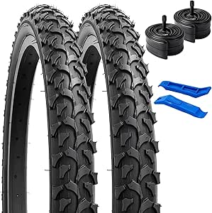 Amazon.com : YUNSCM 2-PCS 20" Mountain Bike Tires 20x2.125/57-406 and 20" Heavy Duty Bike Tubes ...