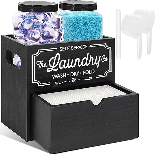 Amazon.com: Dryer Sheet Container for Laundry Room Organization ...