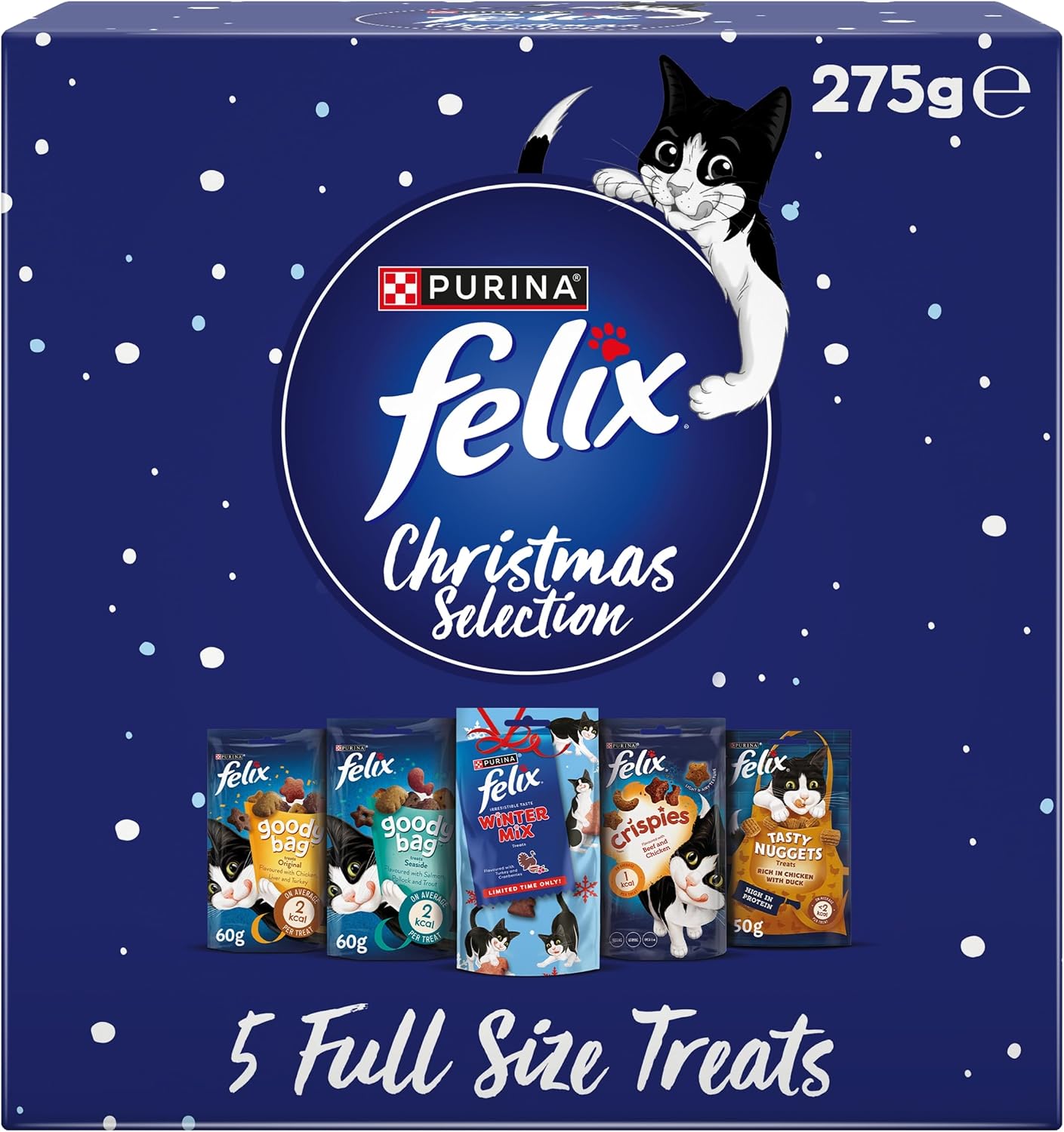 Felix treats Christmas Box 3x275g : Amazon.co.uk: Pet Supplies