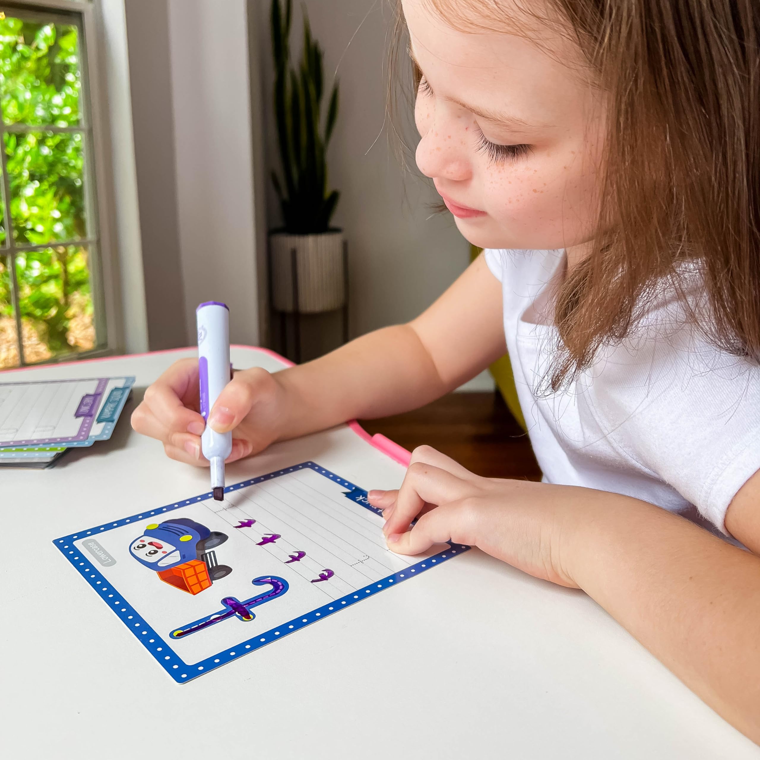 Snapklik.com : Alphabet & Number Tracing Cards, Reusable, Dry Erase ...