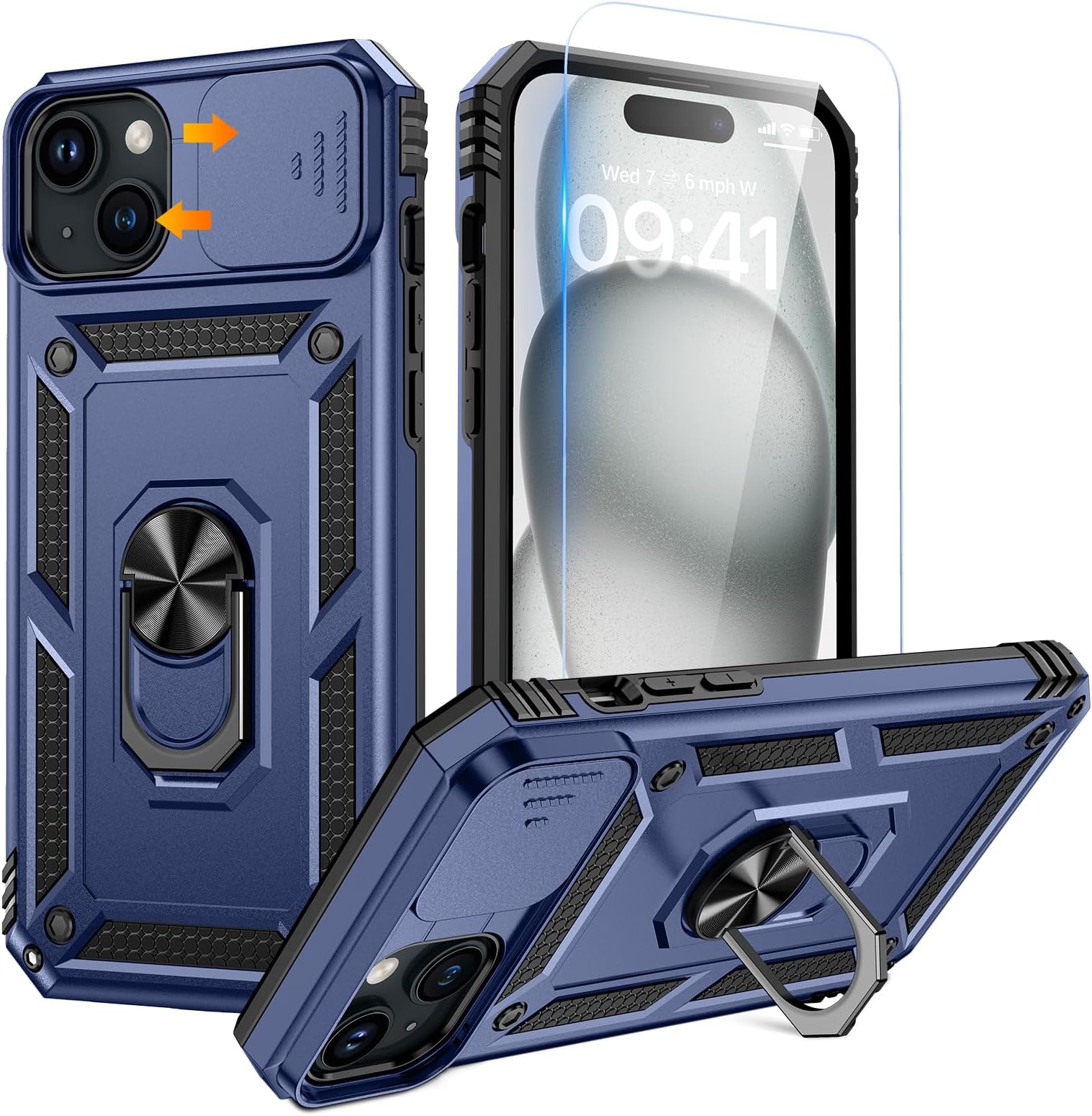 Amazon.com: VEGO for iPhone 15 Plus Case, iPhone 15 Plus Phone Case ...