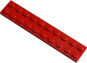 LEGO Parts and Pieces: Red (Bright Red) 2x10 Plate x10 : Amazon.co.uk ...