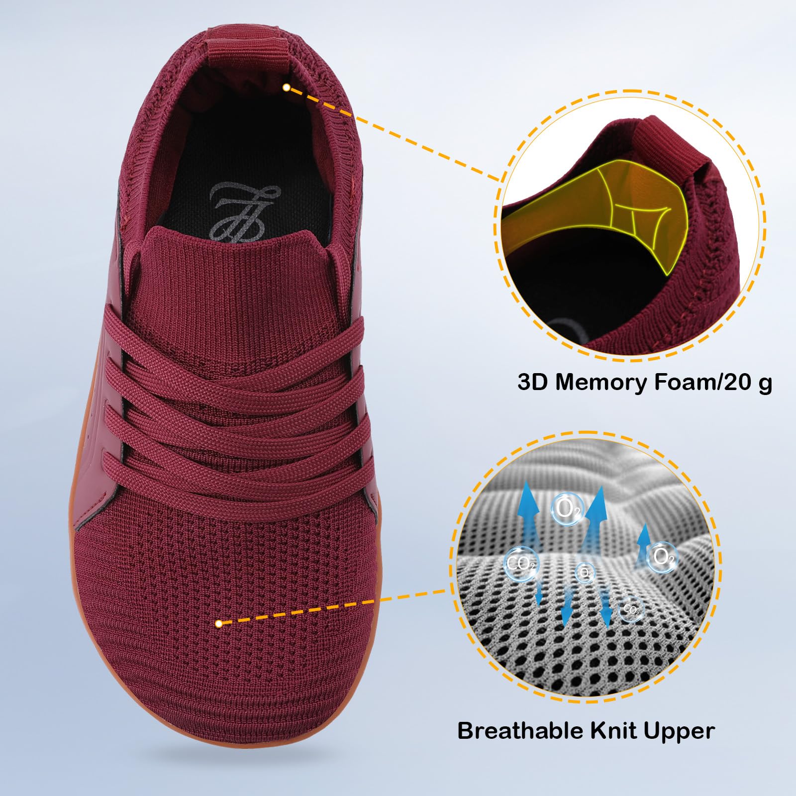 Snapklik.com : Barefoot Shoes Women Wide Toe Walking Shoes Breathable ...