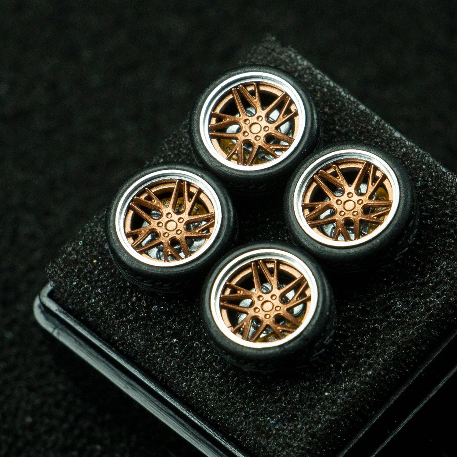 Amazon.com: 1/64 Wheels Compatible with Hot Wheels，ABS Injection Rubber ...