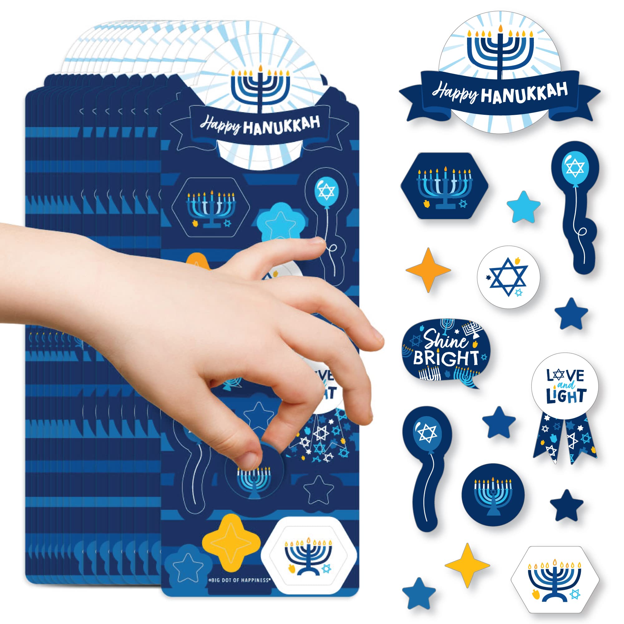 Amazon.com: Big Dot of Happiness Hanukkah Menorah - Chanukah Holiday ...