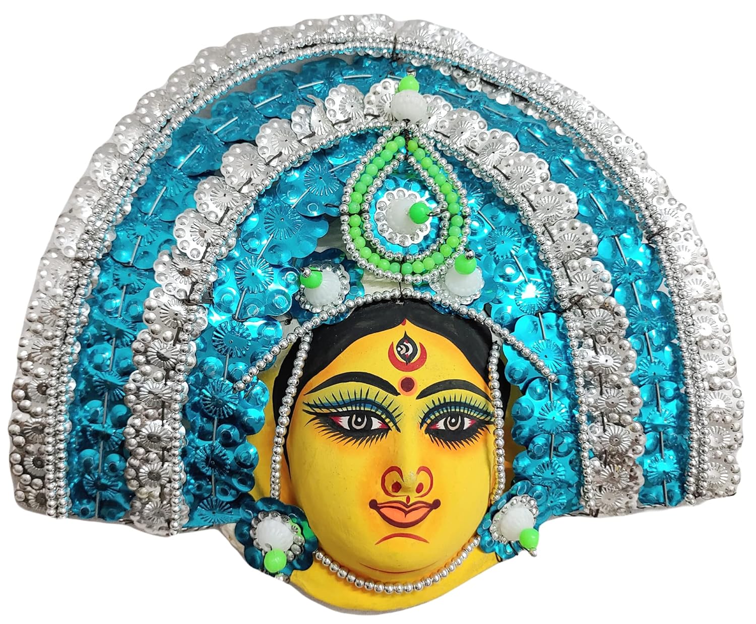 Buy Mukherjee Handicrafts| Devi Durga Chhau Mask – Design | Handmade ...