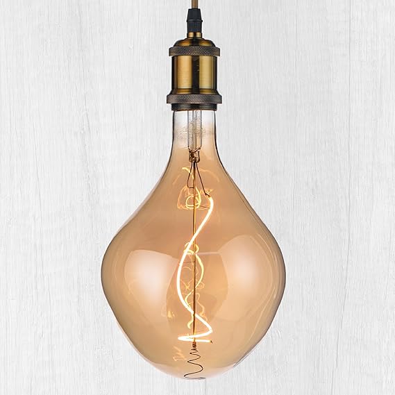 WHFIALUX Oversized Decorative LED Light Bulbs, Giant Vintage Edison ...