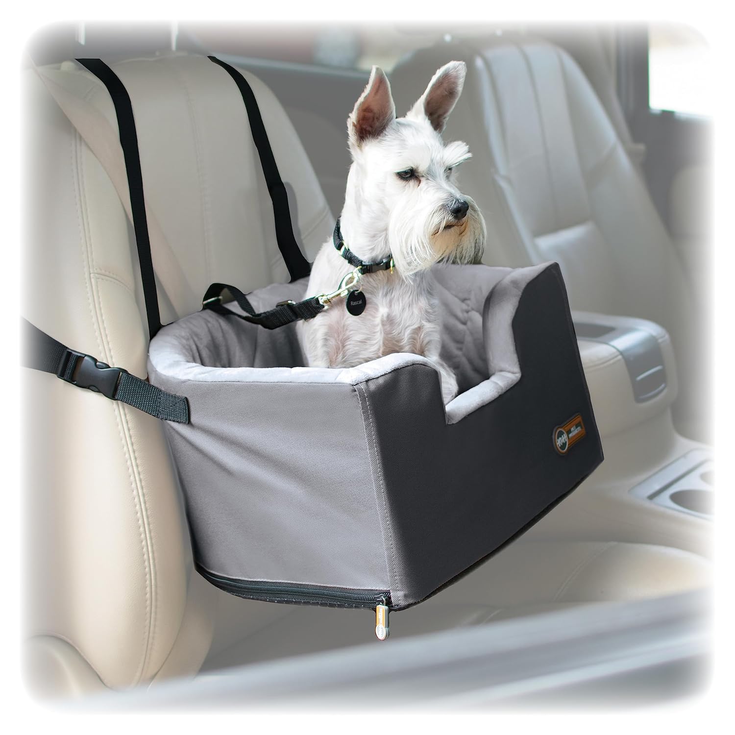 K&H Pet Products Hangin' Bucket Booster Toy Breed Gray 16 X 14.5 Inches ...