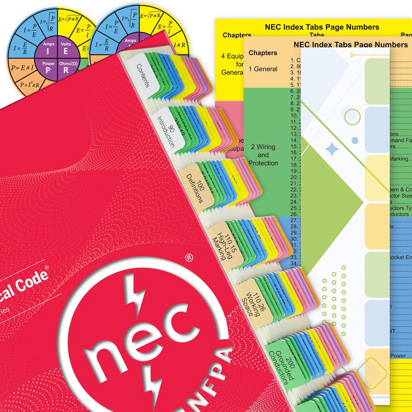 Amazon.com : NEC Code Book Tabs 2023, 140 PCS NEC Tabs, Laminated ...
