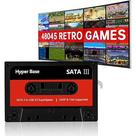 Amazon.com: Kinhank 2TB External Hard Drive with 120000+Games,Retro ...