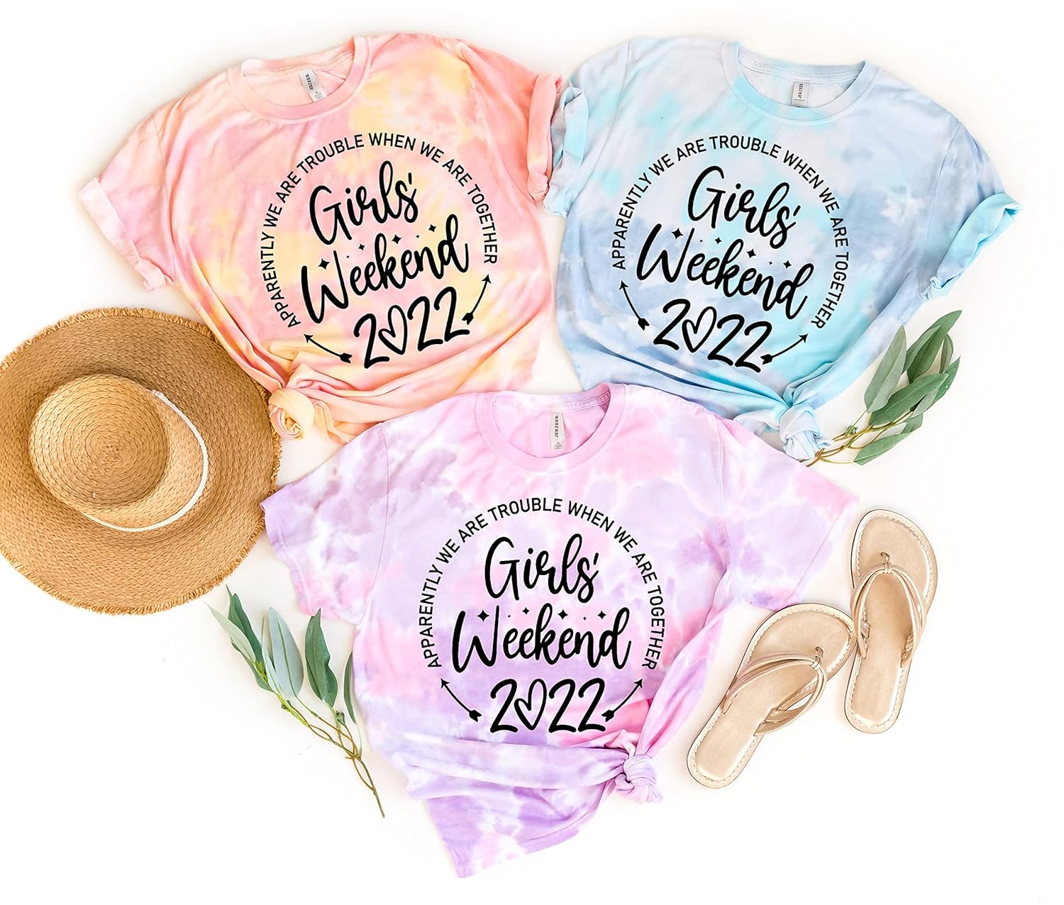 Amazon.com: Girls Weekend Shirts, Girls Trip Gifts, Tie Dye Girls ...
