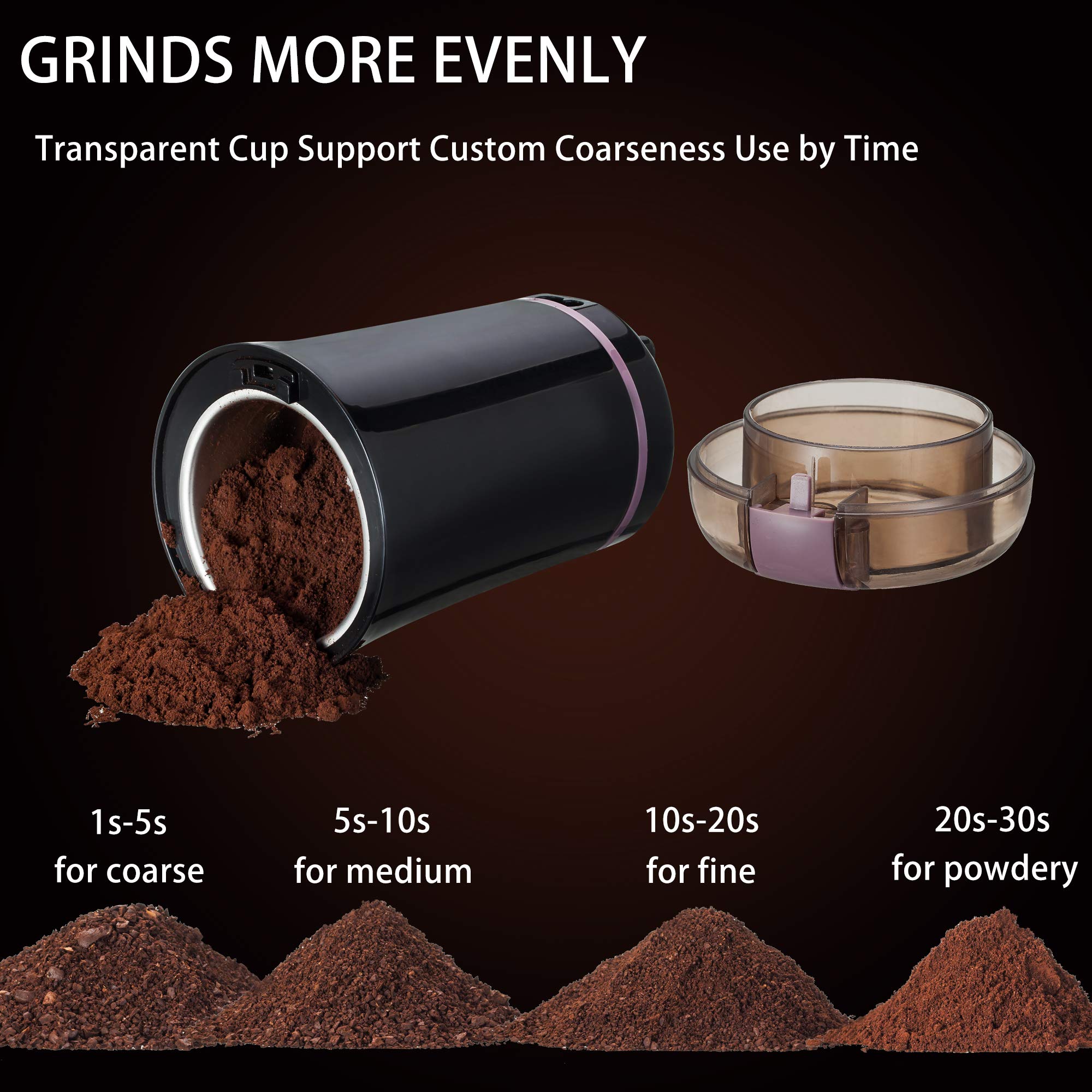 Coffee Machine, Aicook 2-in-1 Filter Coffee Maker, Bean to Cup Grind ...