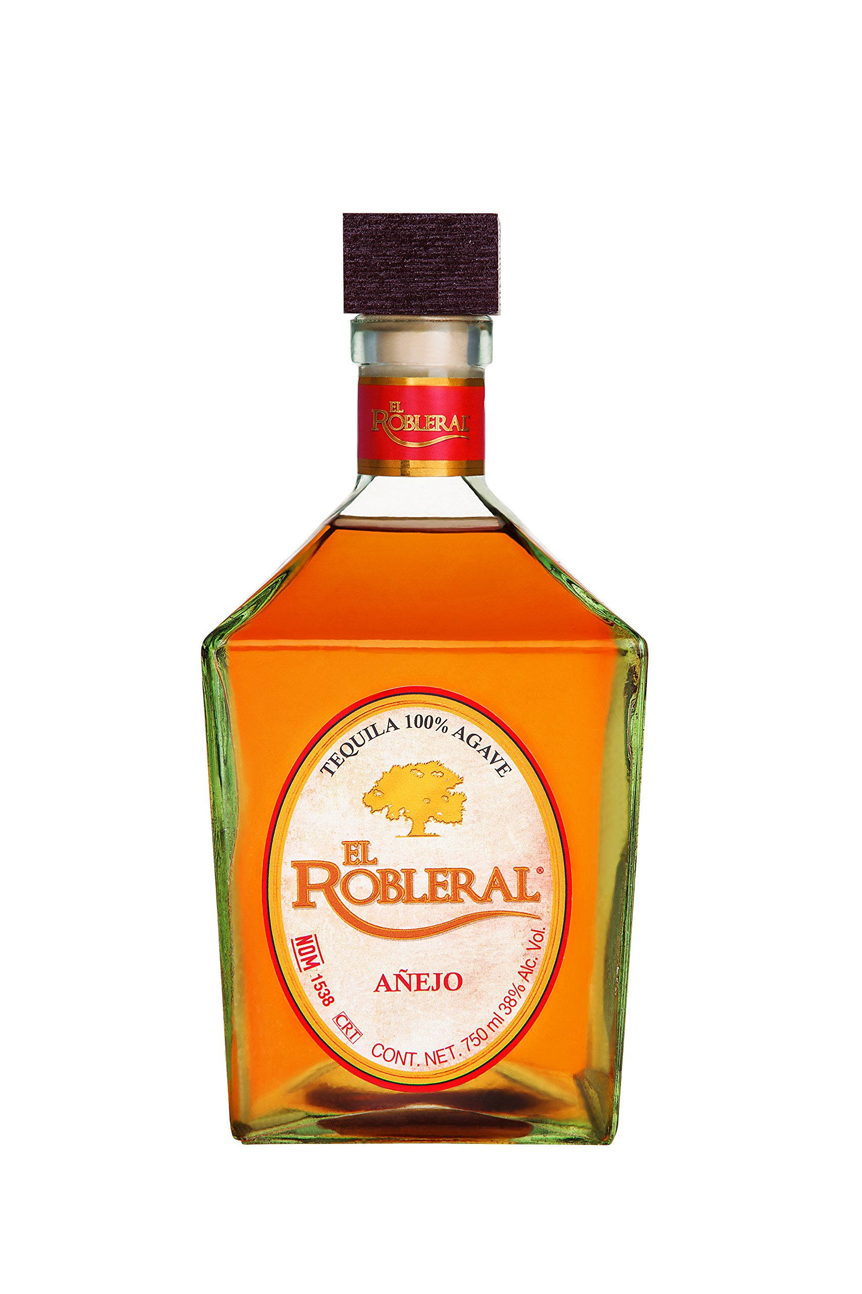 Tequila 100% de Agave El Robleral Añejo : Amazon.com.mx: Alimentos y ...