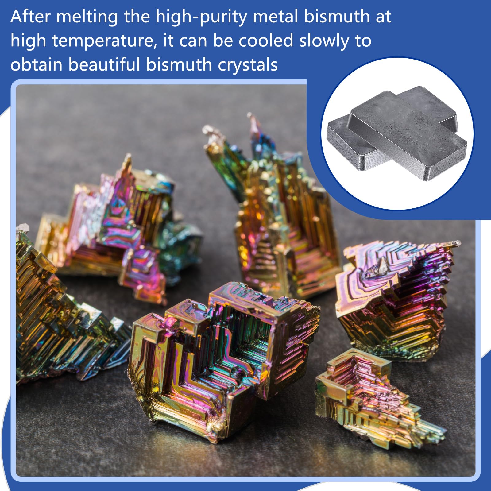 Pure Bismuth Crystal