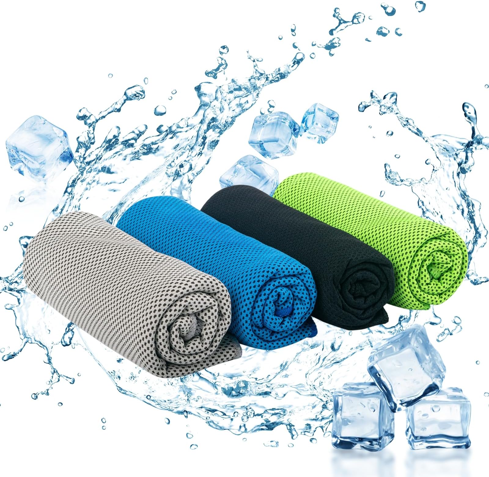 Amazon.com: 4 Pack Cooling Towel (40"x12"), Soft Breathable Chilly ...