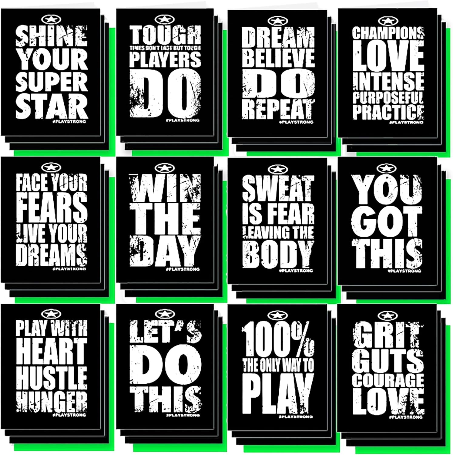 Amazon.com : Play Strong 36-Pack Note Cards 'YOU GOT THIS' (4.25x5.5in ...