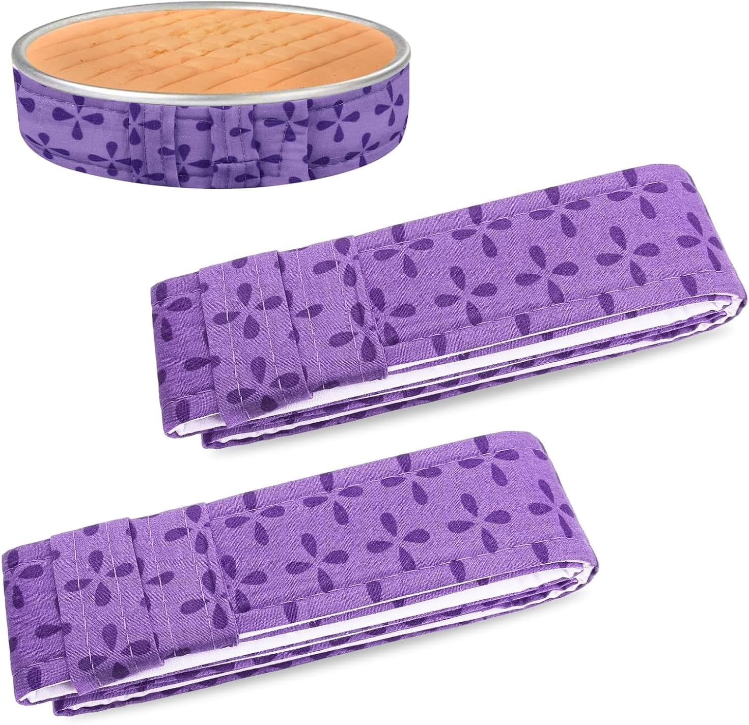 2 PCS Bake Even Cake Strips Adjustable 1.5x35 Inch Cotton Baking Belt ...