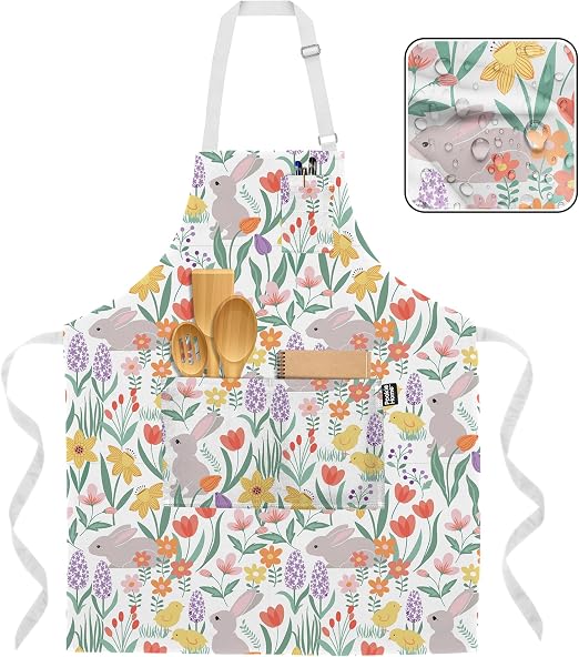 Amazon.com: Professional Grade Premium Chef Kitchen Aprons for Cooking ...