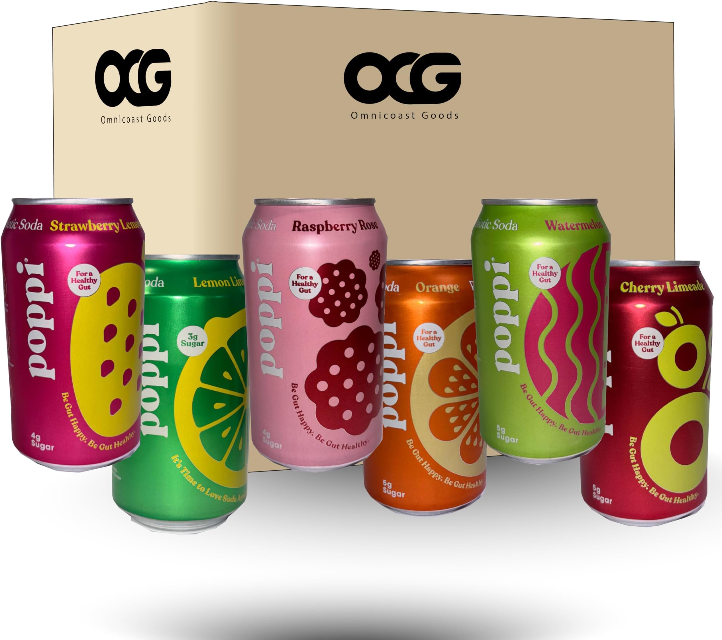 Amazon.com : OLIPOP Prebiotic Soda Pop, Ginger Ale, A New Kind of Soda ...