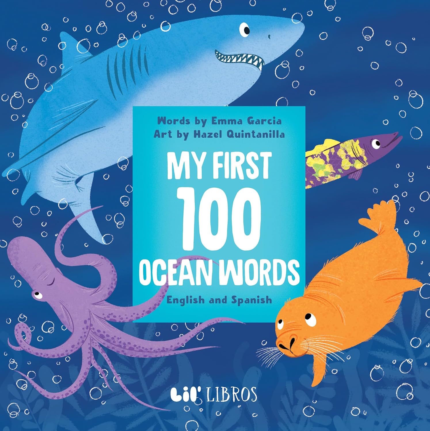 Amazon | My First 100 Ocean Words in English and Spanish | Garcia, Emma, Quintanilla, Hazel | Water