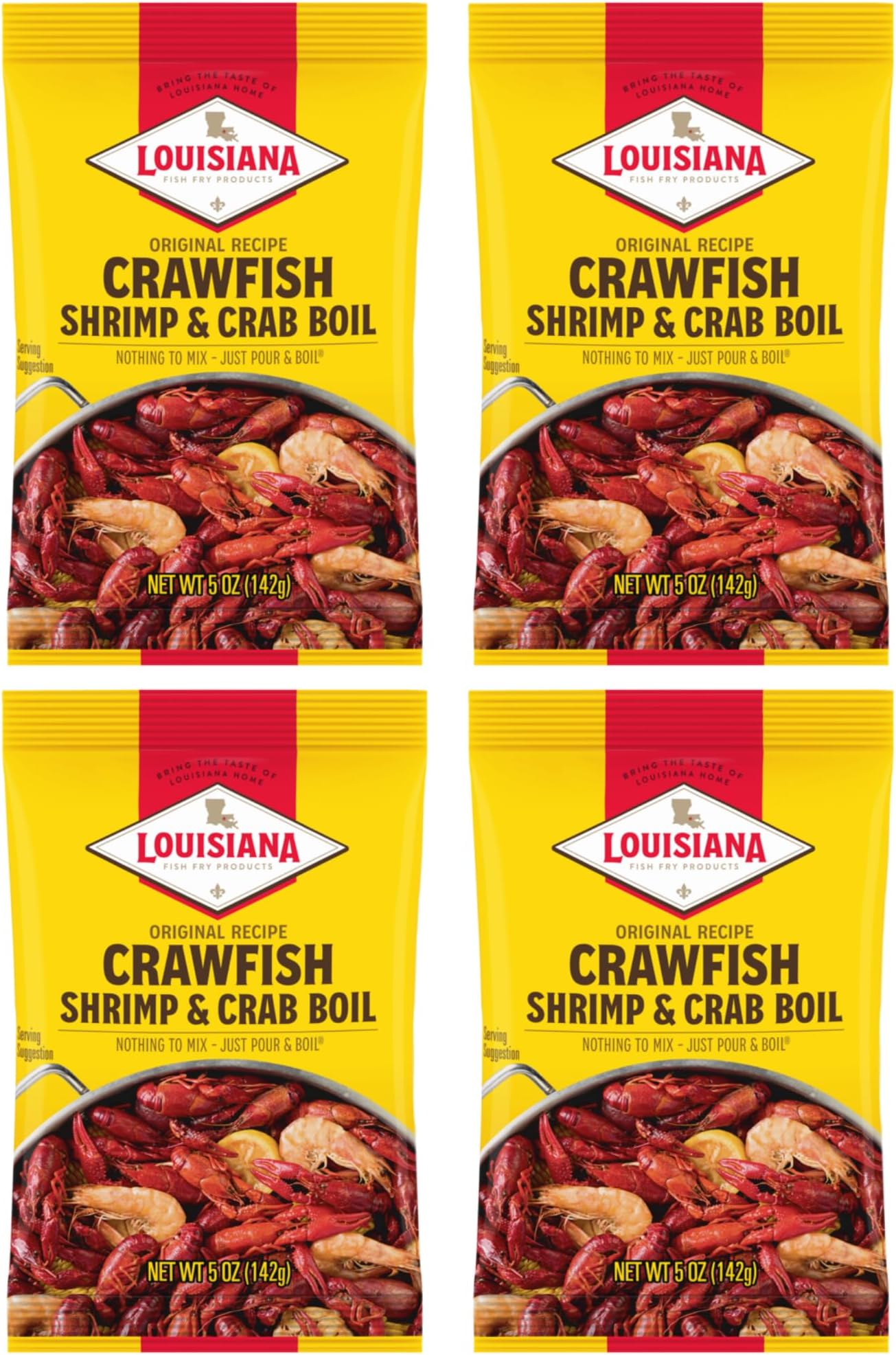 Amazon.com : Louisiana Fish Fry Products Crawfish, Shrimp & Crab Boil ...