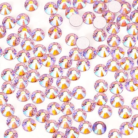 Amazon.com: BELLEBOOST Resin Rhinestones Kits, 3 Boxes Hot Pink AB 2/3 ...