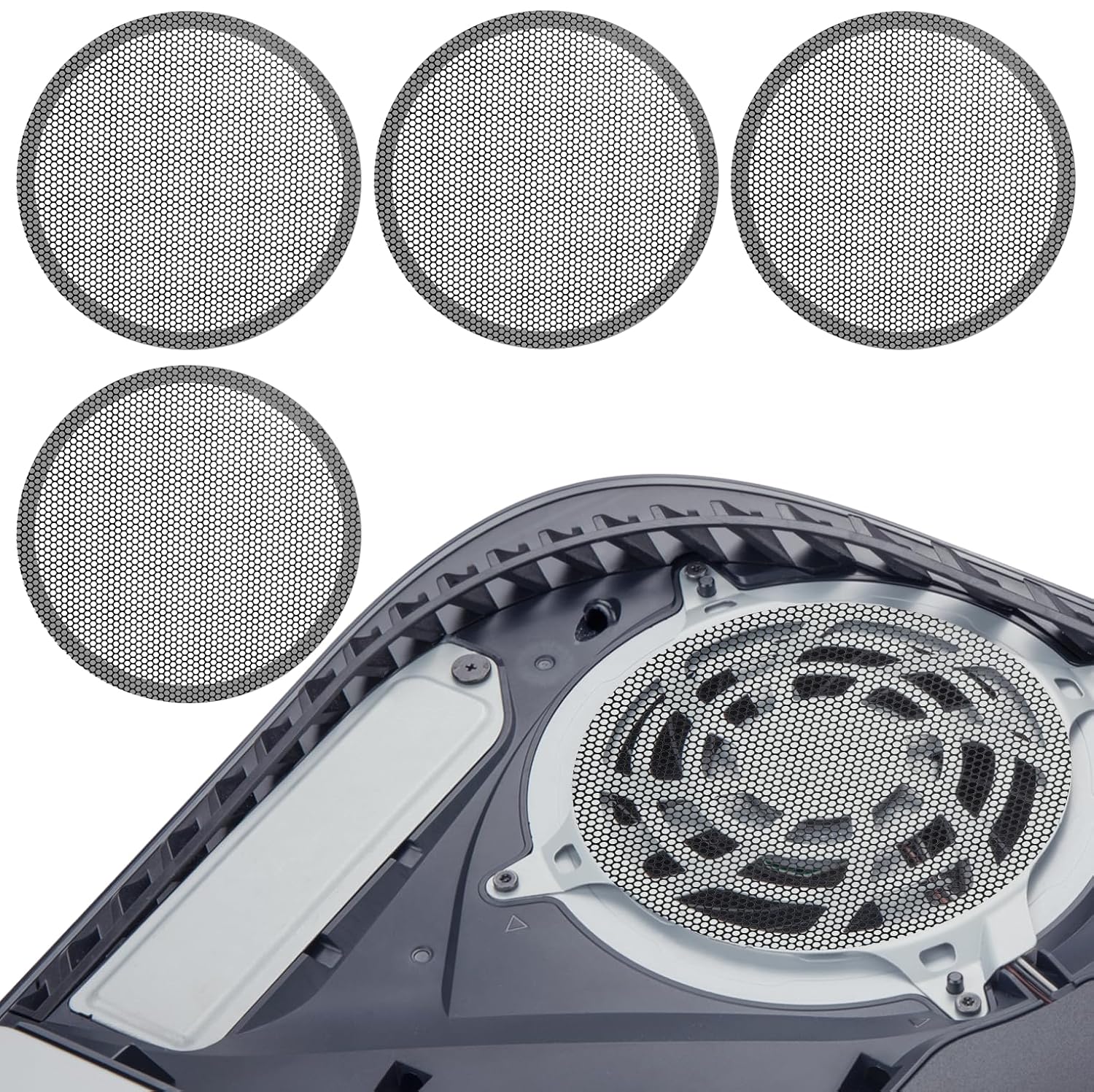 Amazon.com: 4 Pack Dust Filter for PS5 Heatsink Fan, Dust Cover with ...