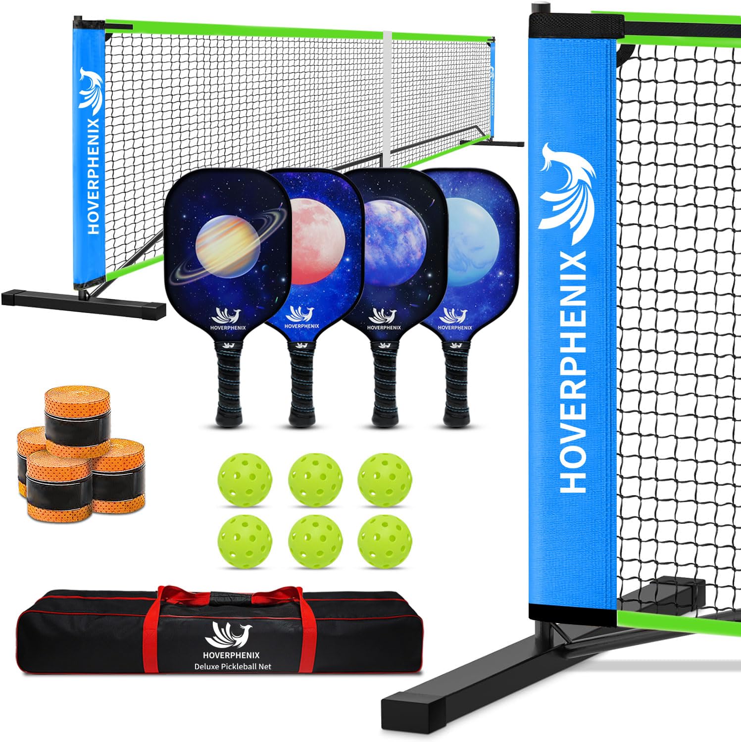 Pickle Ball Set with Net for Driveway Portable Regulation Size Pickle ...