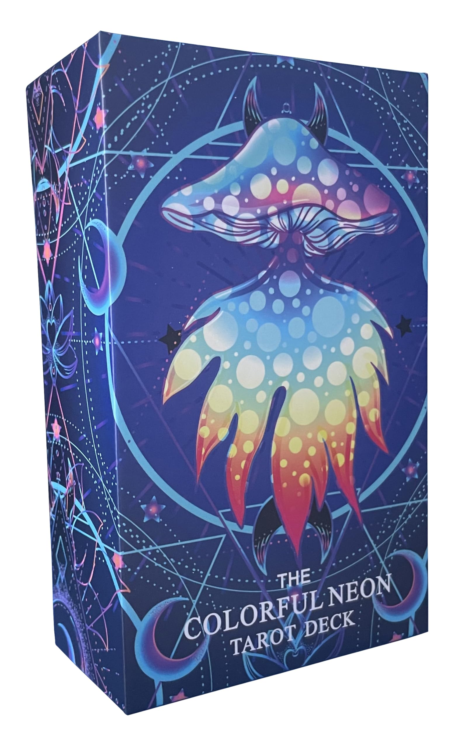 Snapklik.com : Jrskvaro Colorful Neon Tarot Cards Deck