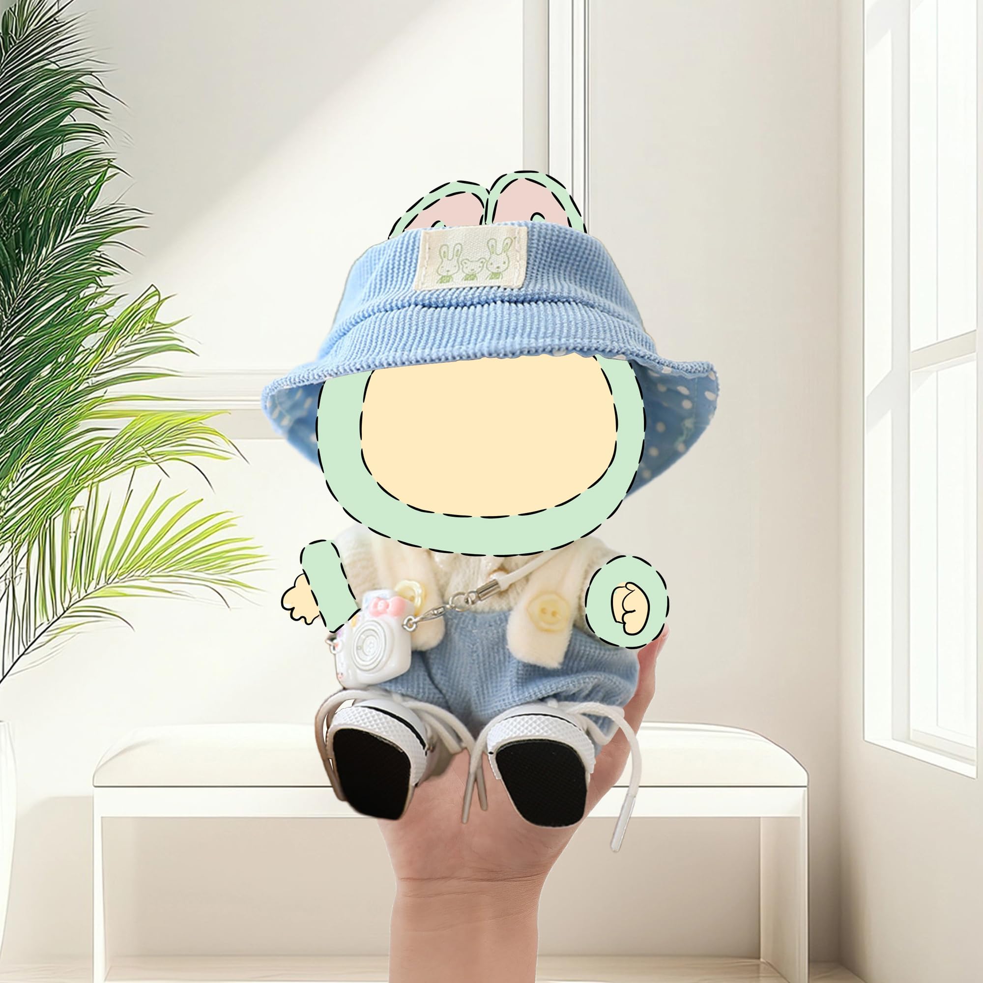 Collectible Doll Accessories Adorable Crochet Outfit Set For Labubu ...