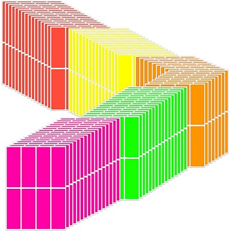 Amazon.com: Avery Rectangular Color Coding Labels, 1 x 3 Inches ...