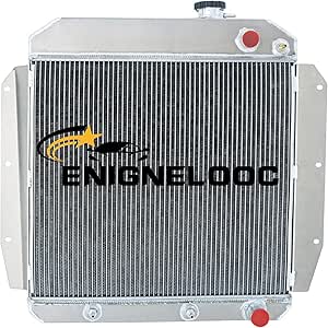 Amazon.com: Enignelooc 4 Row Core Aluminum Radiator for 1955-1959 Chevy Truck Pickup Ls Engine ...