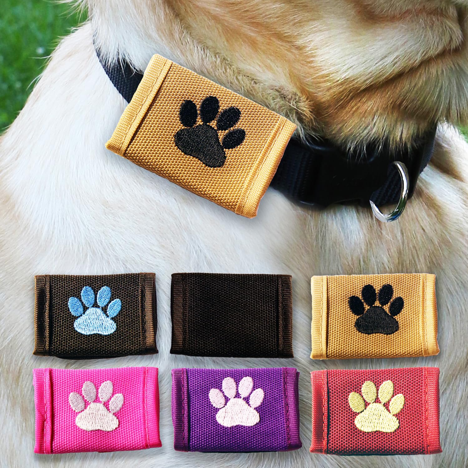 Amazon.com: Dapper Dog Pet Tag Silencer and AirTag Holder - Ballistic ...