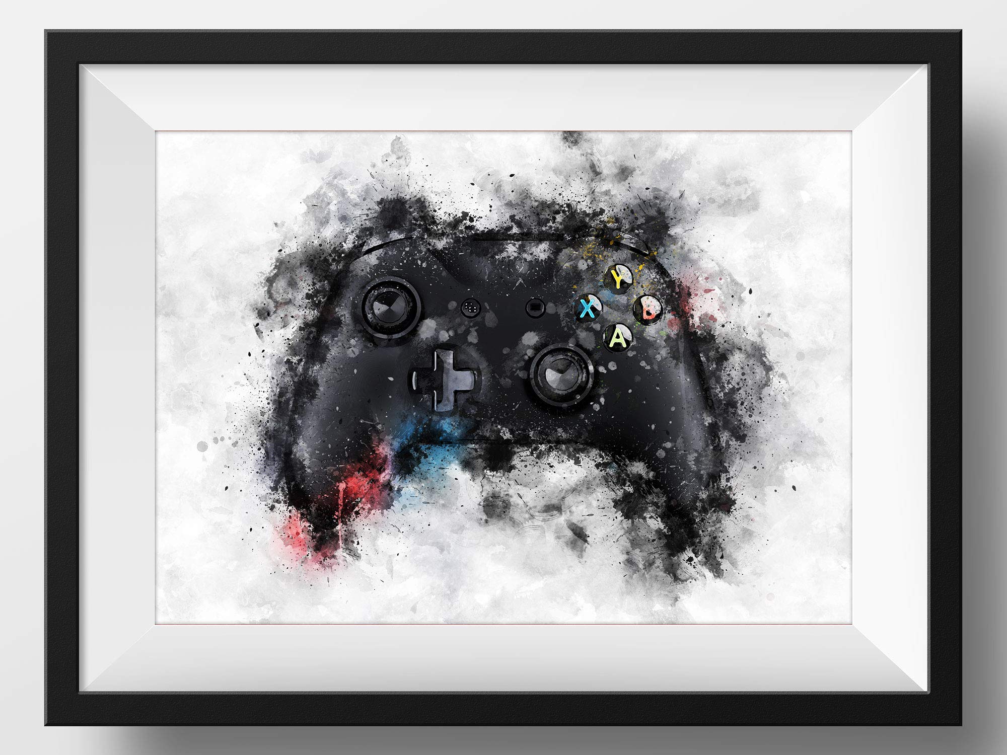 Xbox Controller Artwork Xbox Controller Art Etsy
