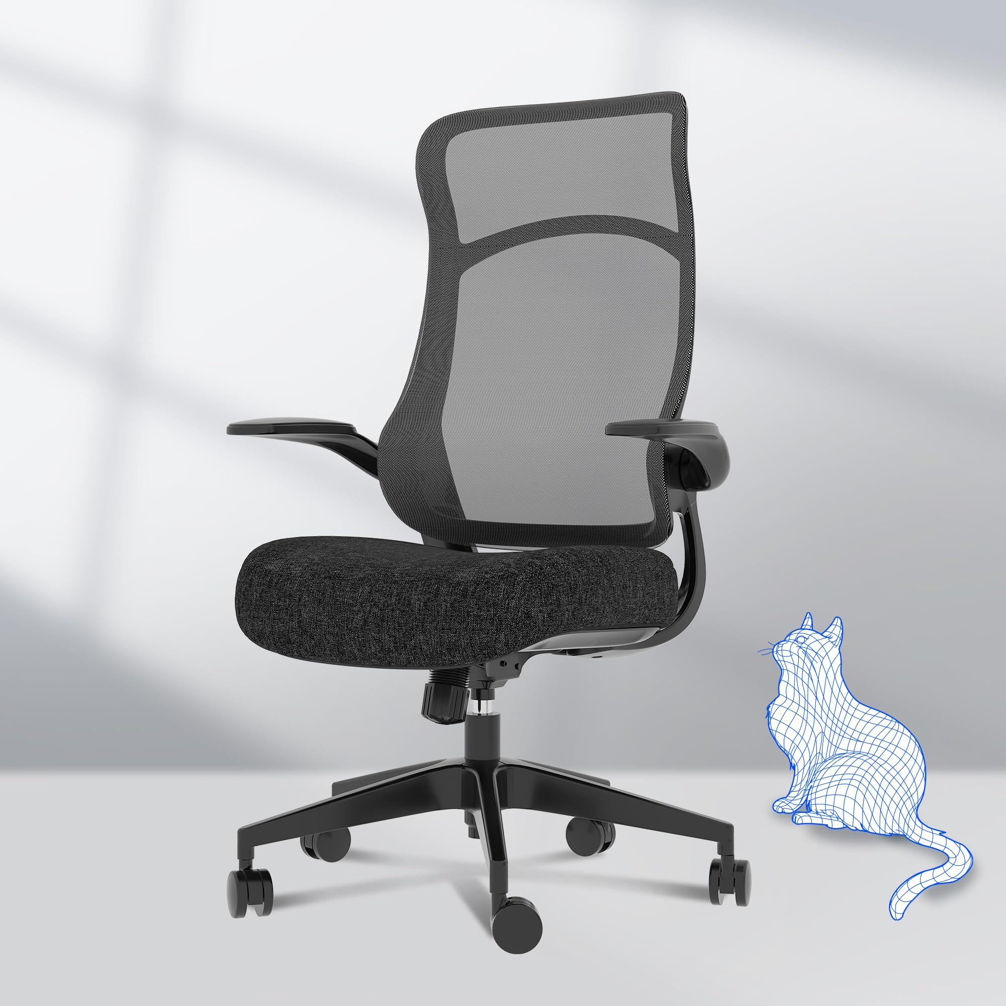 Snapklik.com : FLEXISPOT Comfy Office Chair For Heavy People, Executive ...