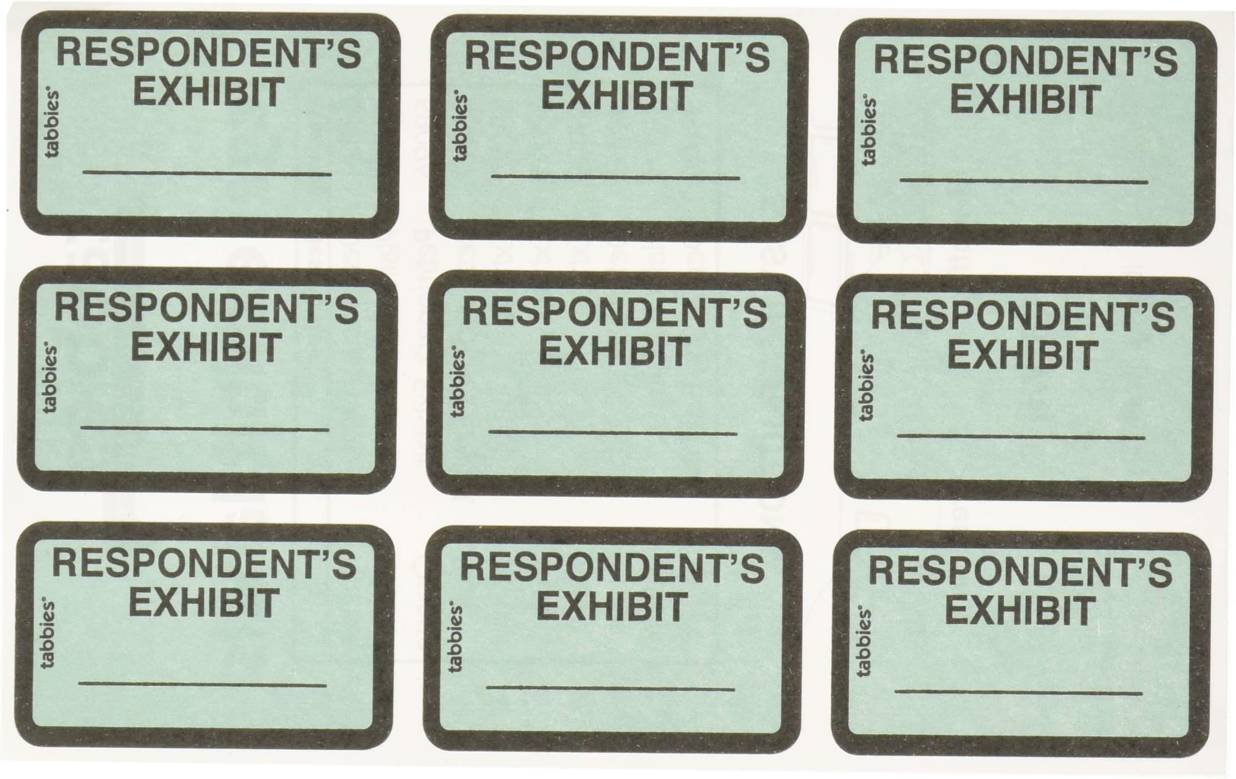 Amazon.com: Legal Exhibit Labels,"Defendant", 1-5/8"x1",252/PK,Blue ...