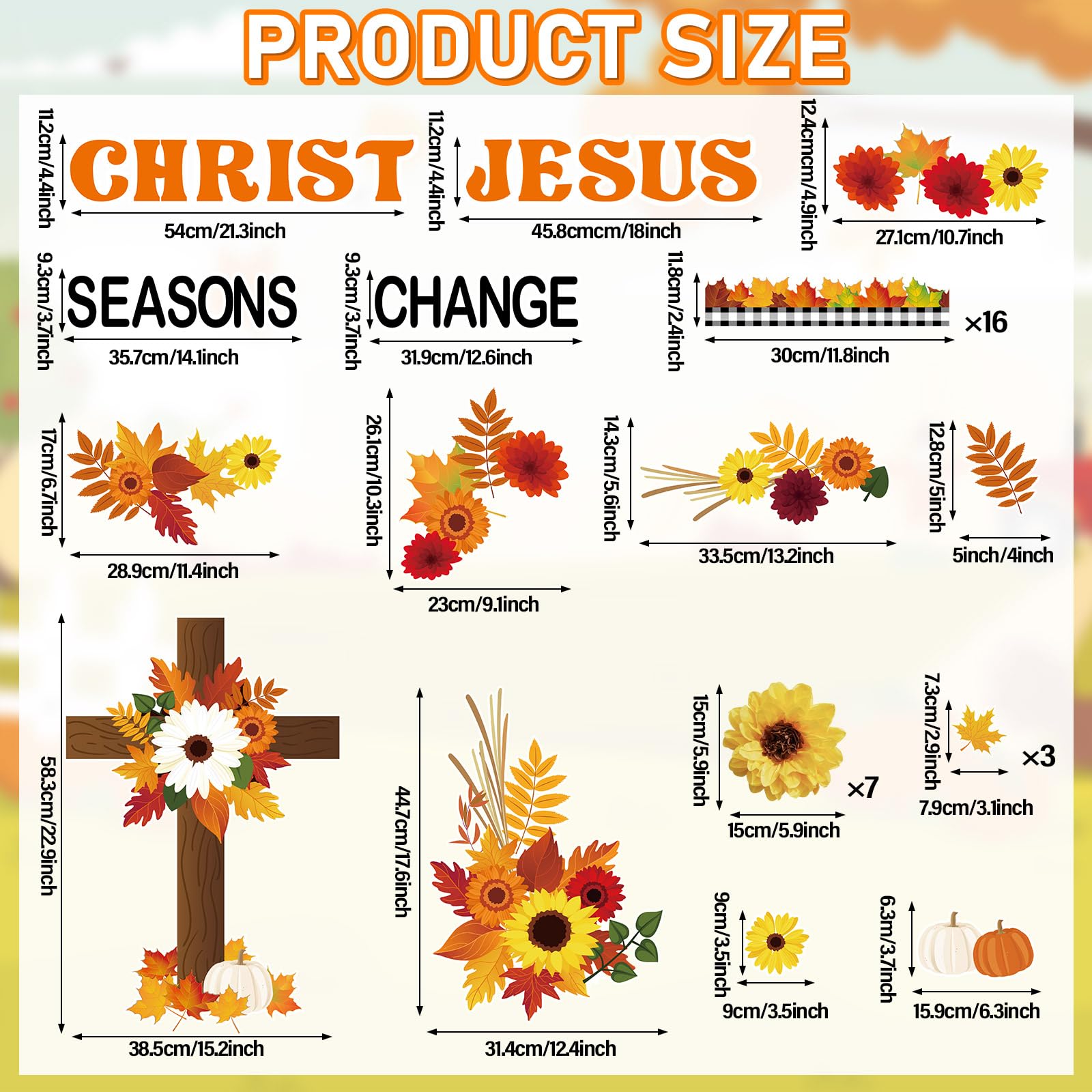 Snapklik.com : Fall Christian Jesus Classroom Bulletin Board ...