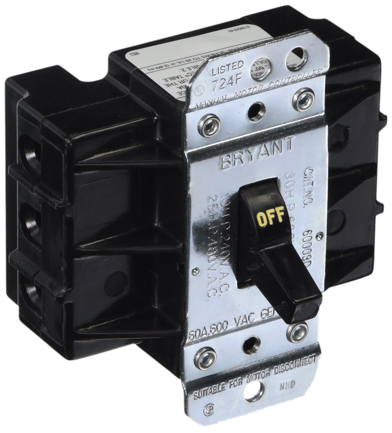 Hubbell HBL7863D 20290 Disconnect Switch, See Image - Amazon.com