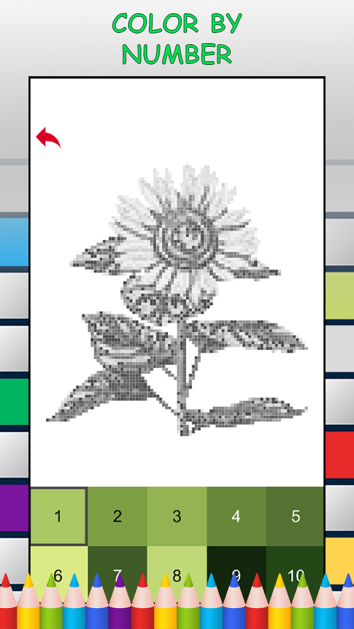 Buy Sunflowers Color by Number - No Ads Pixel Art Game - Coloring Book ...