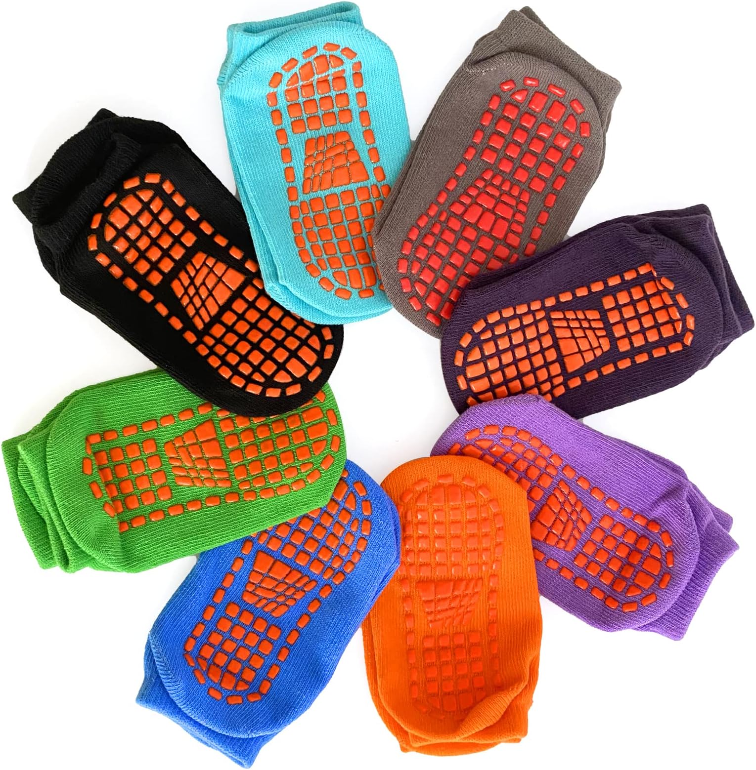 SKY-TOUCH Toddler Grips Ankle Socks, Non Slip Socks for Kids, Low Cut ...