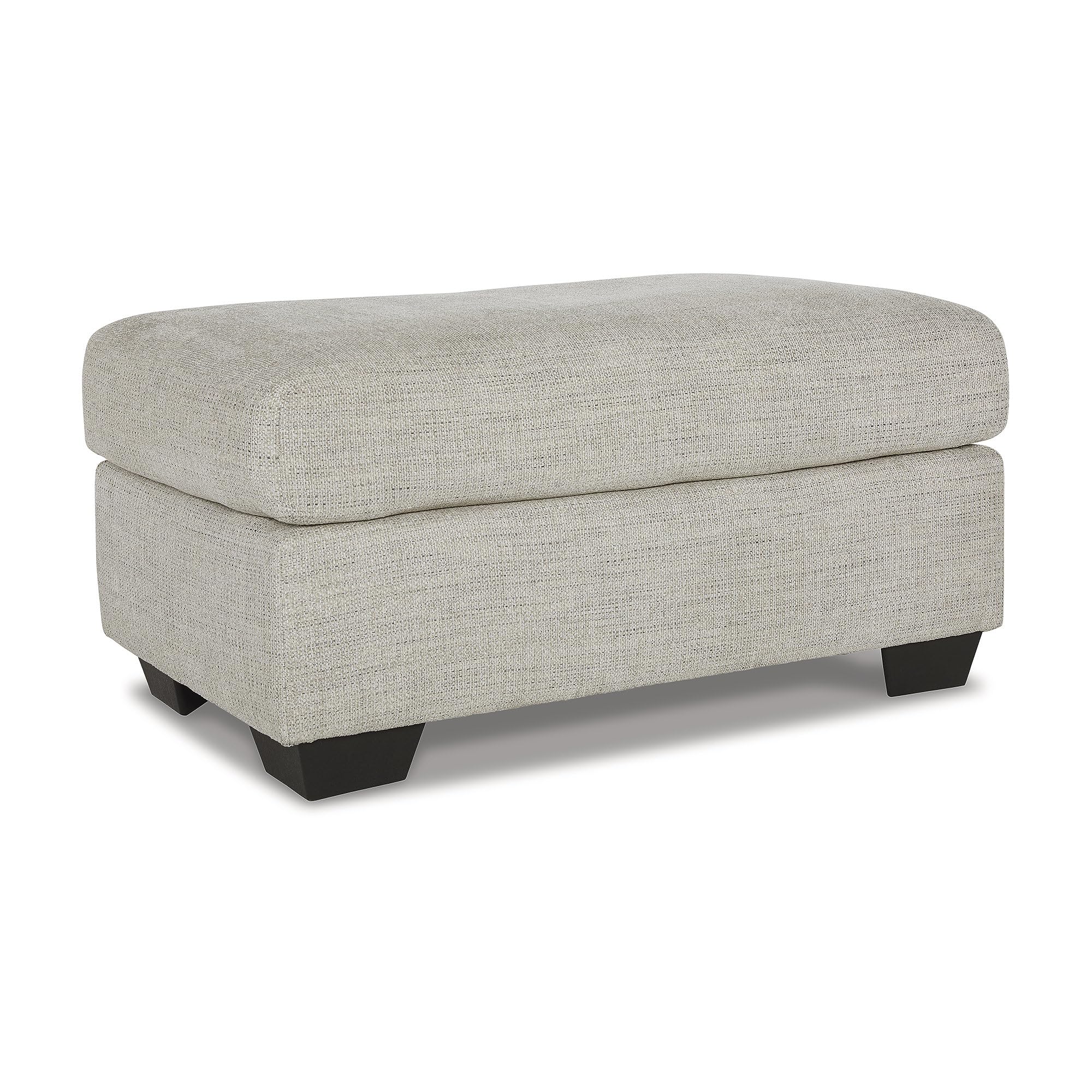 Amazon.com : Signature Design by Ashley Vayda Contemporary Ottoman, Cream & Brown : Home & Kitchen
