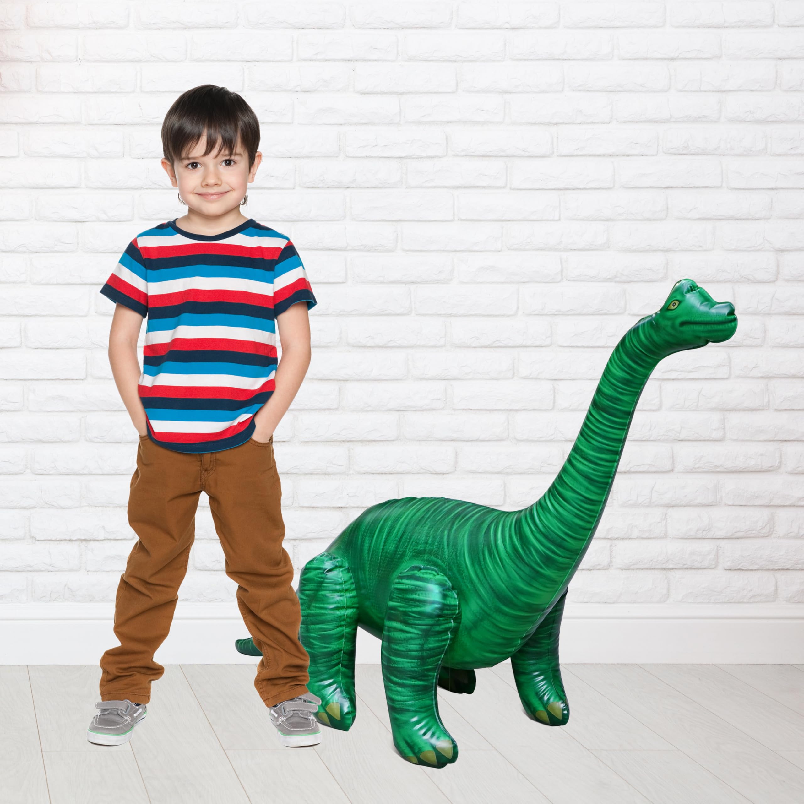Snapklik.com : Jet Creations Inflatable Brachiosaurus Dinosaur Toy