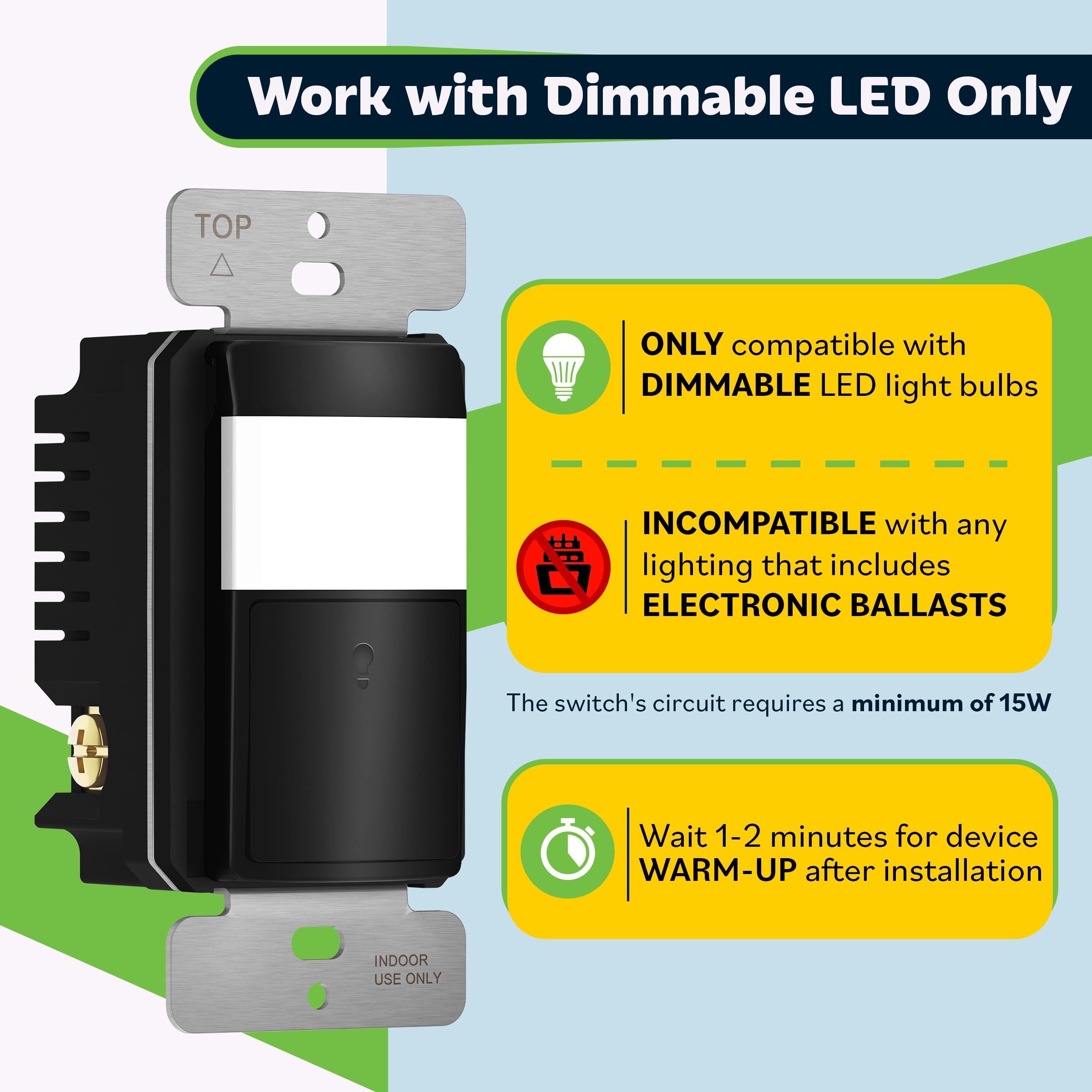 Snapklik.com : Motion Sensor Switch, PIR Sensor Light Switch, Occupancy ...