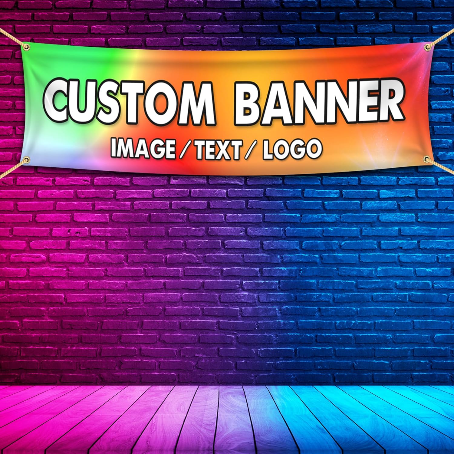 Amazon.com: Custom Banners and Signs Outdoor/Indoor Customized Photo ...