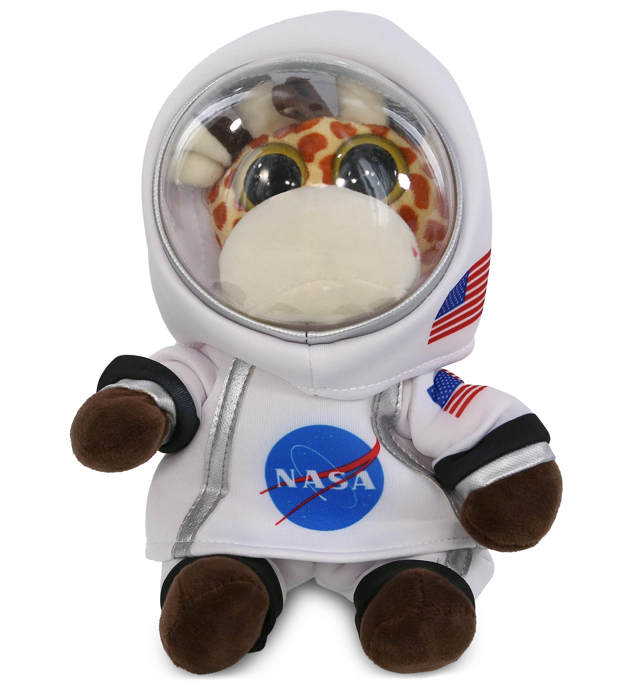 Amazon.com: DolliBu Giraffe Astronaut Plush Toy - Super Soft Safari ...