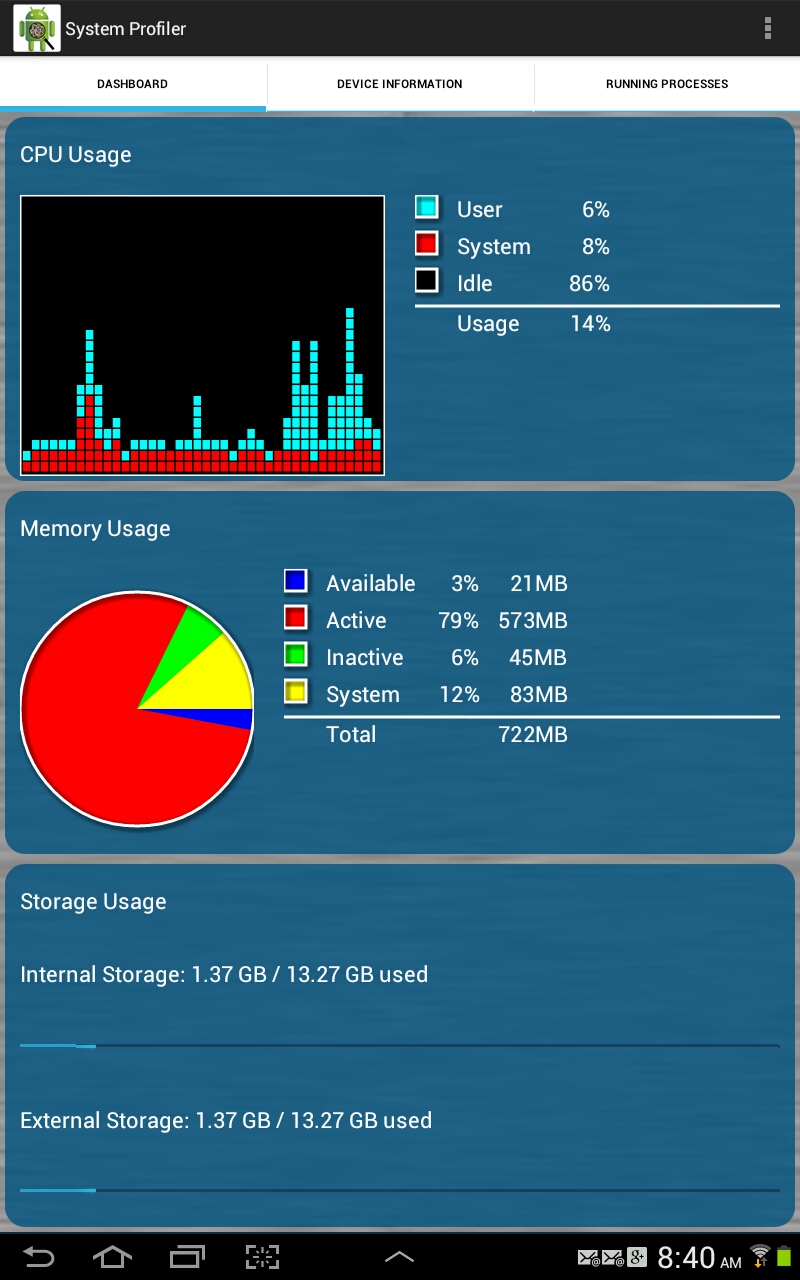 System Profiler-Amazonアプリストアのアプリ