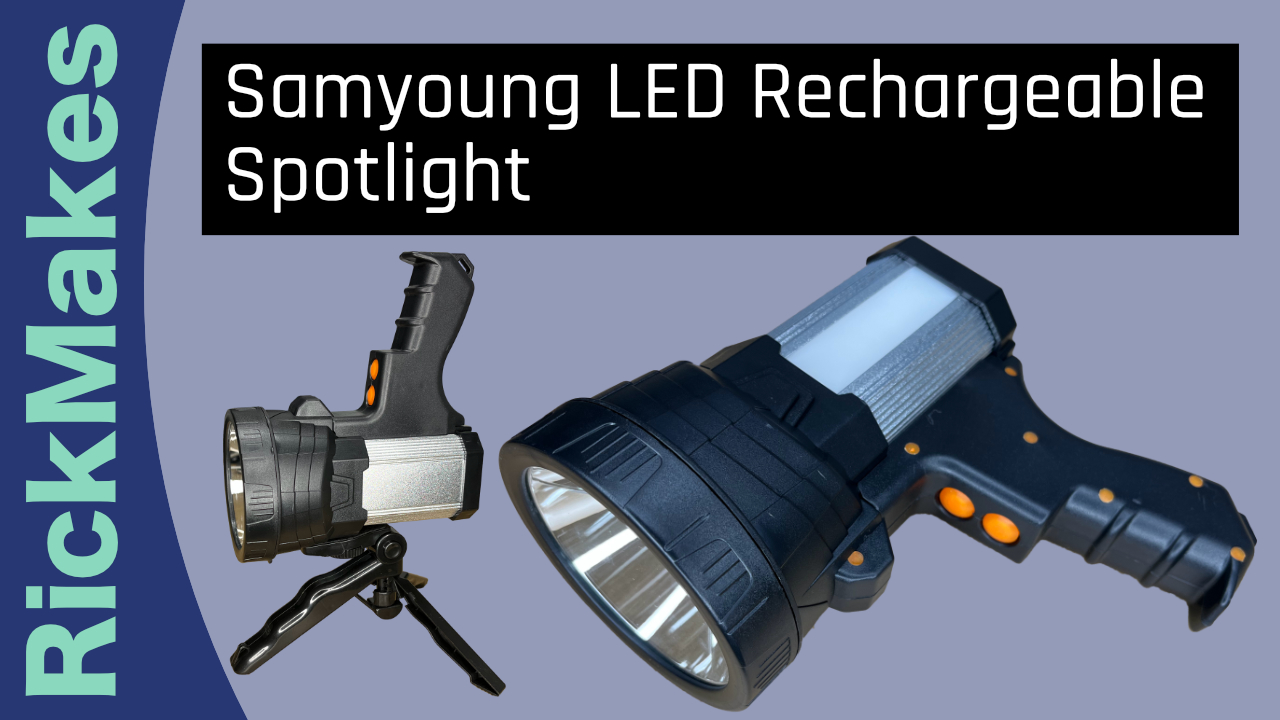 Watch Samyoung LED Rechargeable Spotlight on Amazon Live