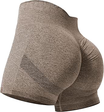 VOYJOY Women Workout Shorts 3.6/'' Scrunch Butt Lifting Gym Shorts Seamless Yoga Biker Shorts ...